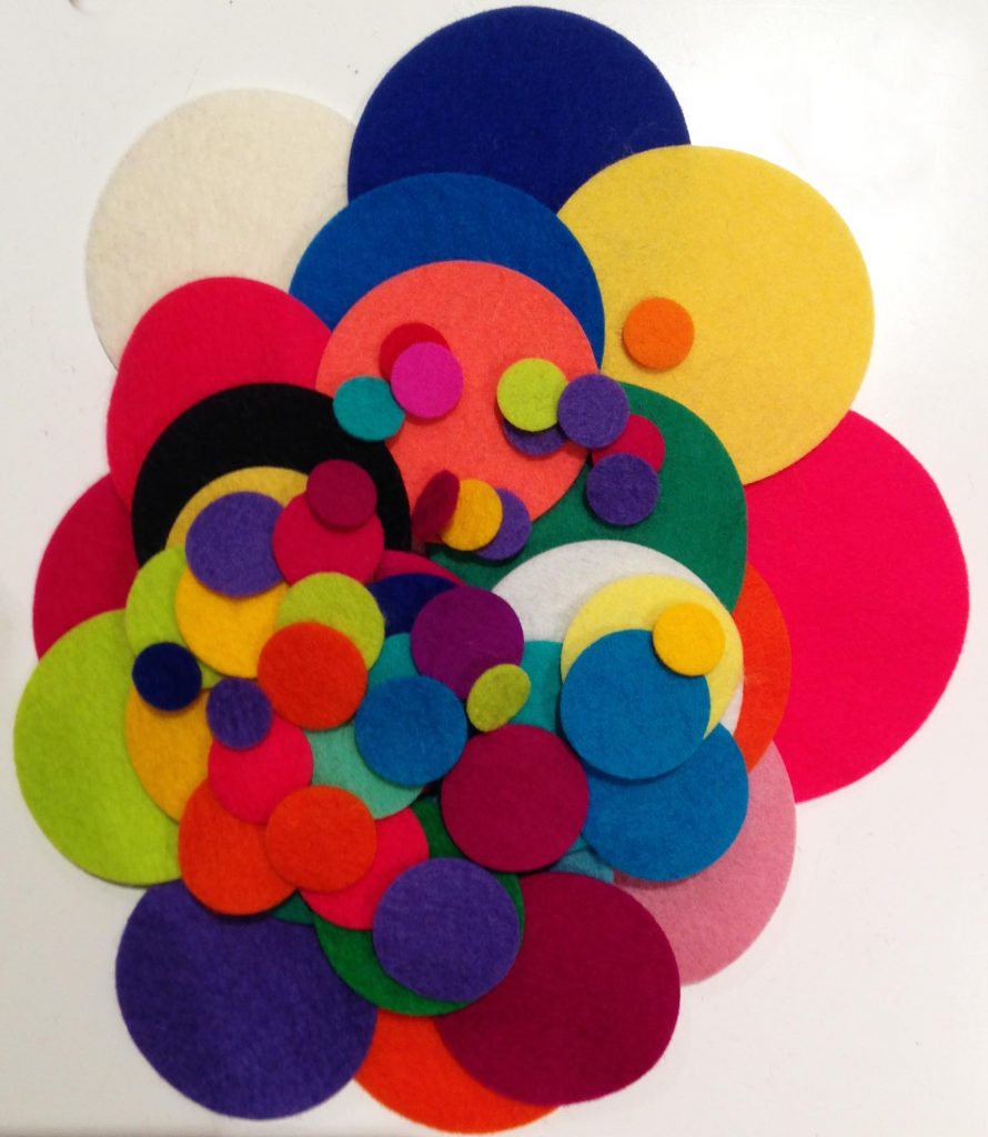 Wool Felt - Die Cut Circles - Just Patchwork